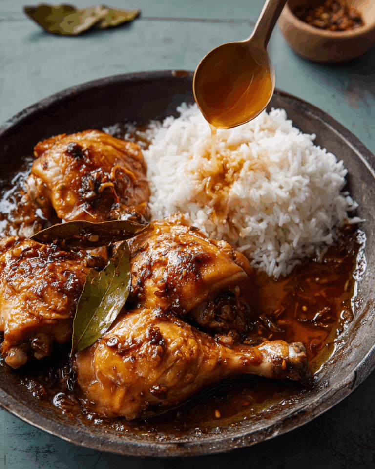 Classic Filipino Chicken Adobo with Bold Flavors