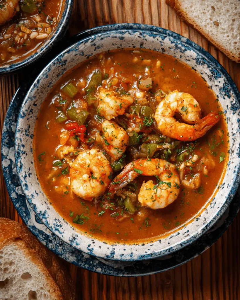Cajun-Style Shrimp Étouffée with Spicy Roux and Rice