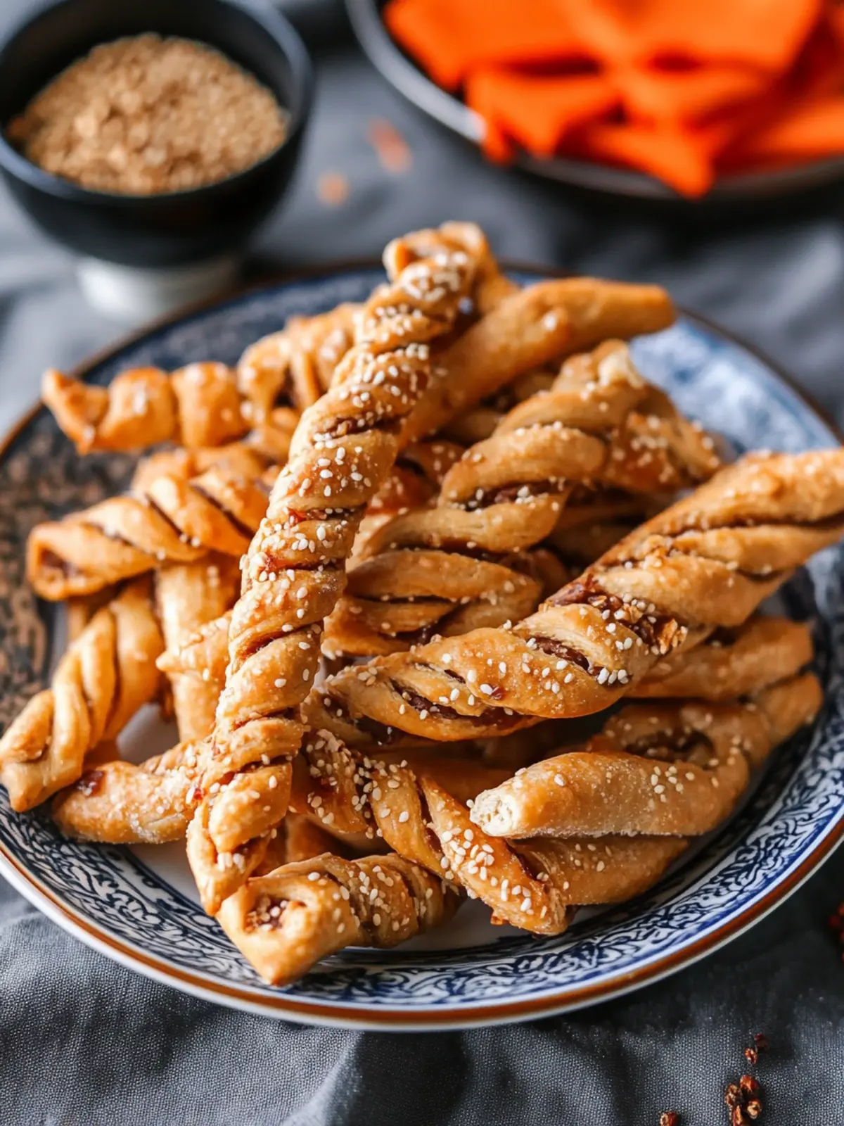 Crispy Chinese Sesame Twists (Zha Ma Ye) - Irresistible Snack