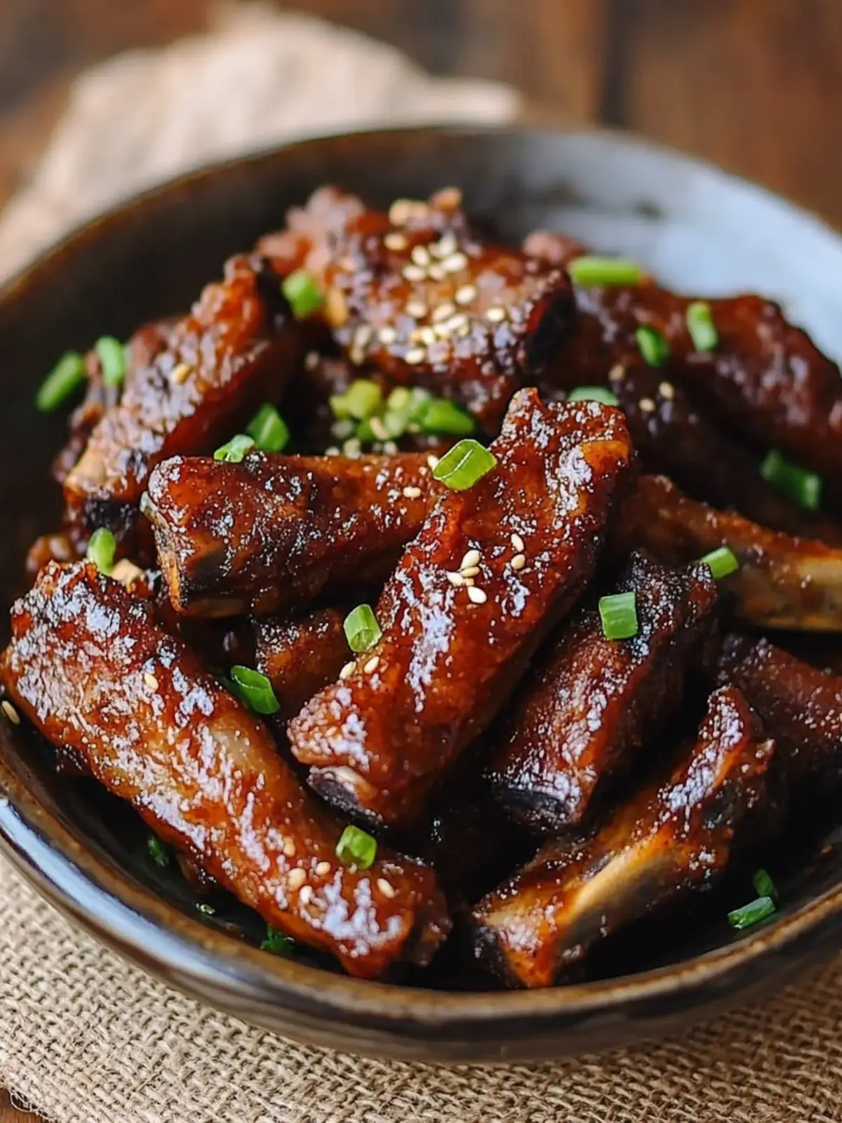 Irresistible Chinese Fried Ribs with Fermented Red Bean Curd