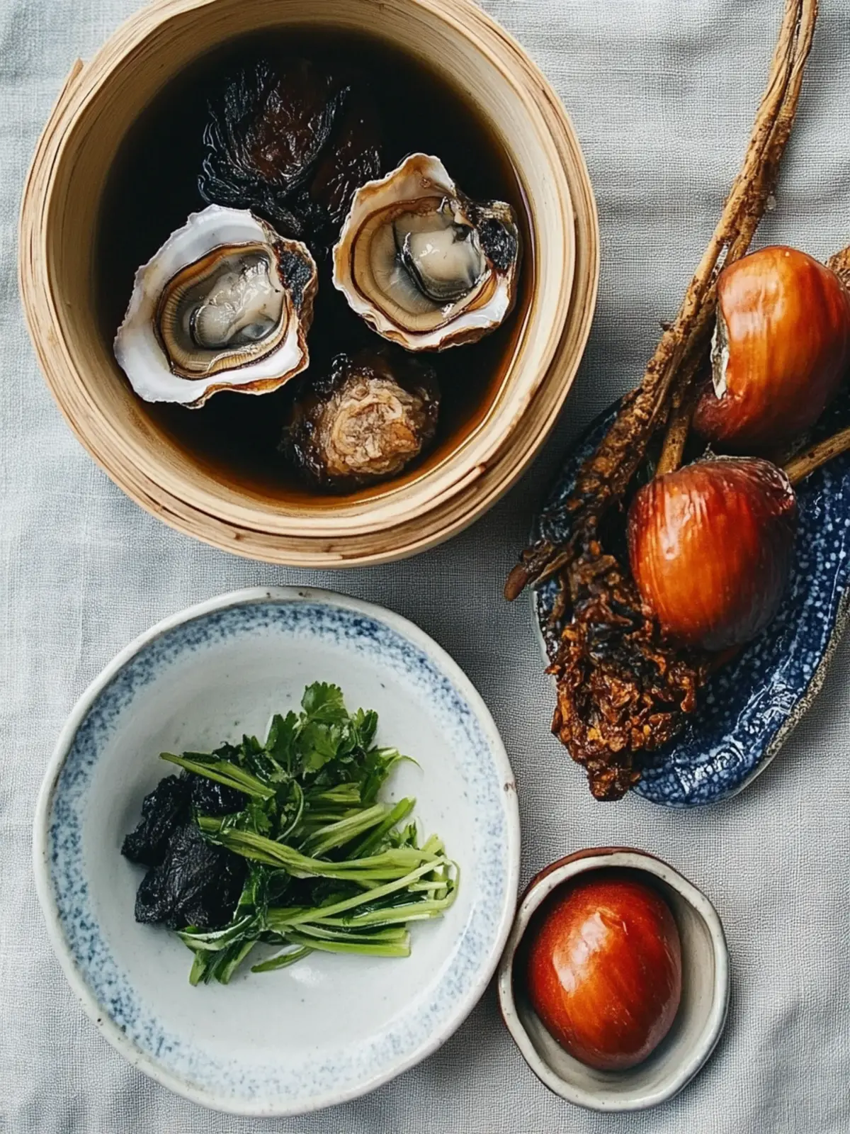 Dried Oyster and Black Moss: Ultimate Prosperous Recipe